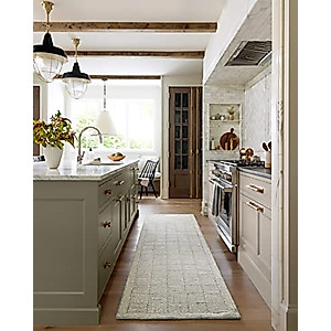 Loloi Chris Loves Julia x Francis Collection FRA-03 Silver/Sky, Contemporary 7'-9" x 9'-9" Area Rug