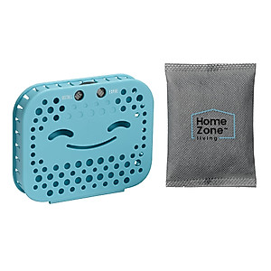 Home Zone Living CleanAura Deodorizing Filter Kit with Charcoal Filter Bag and Magnetic Sticker, Helps Eliminate Odor at Home