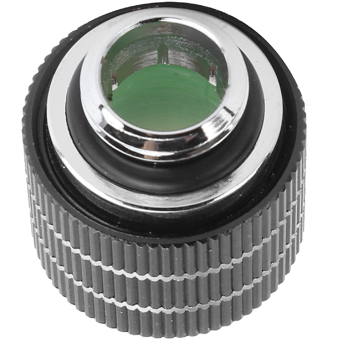 Dracaena 6 pack G1/4” thread to OD 14mm Hard tube compression fitting, anti-off adapter for Computer water cooling system, Black