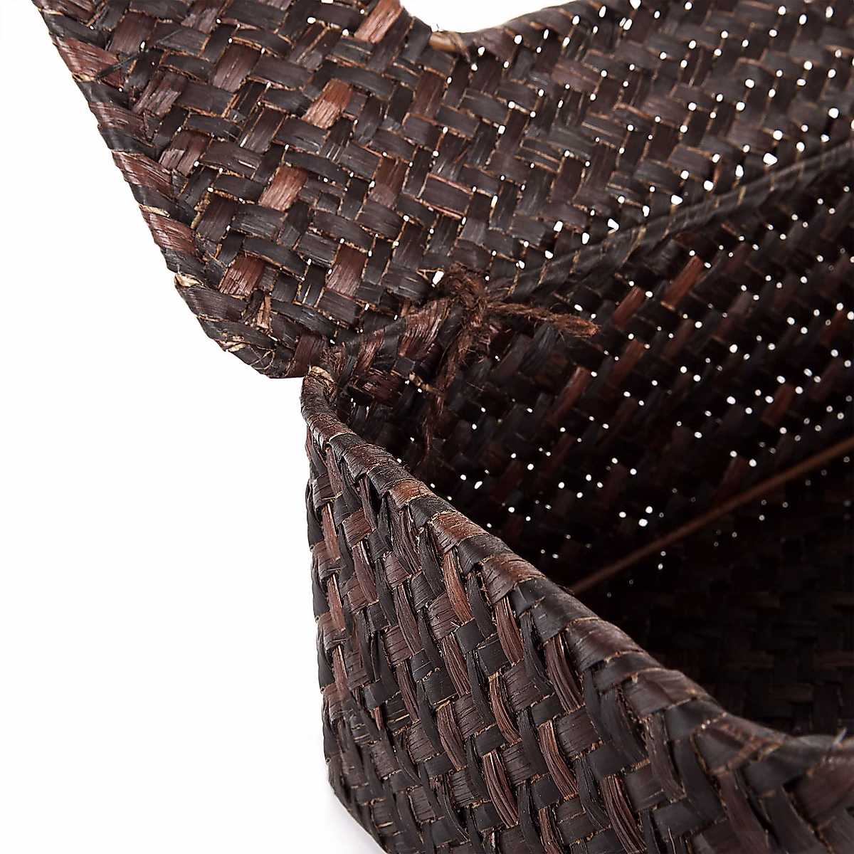 Rectangular Woven Tissue Box Holder Tissue Paper Holder Decorative Napkin Holder for Table Tissue Box Cover Rectangular Pumping Paper case Dispenser for Home Office Car Automotive Decoration