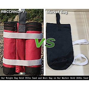ABCCANOPY Canopy Sandbags for Instant Shelters, 140lb