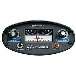 Bounty Hunter TK4 Tracker IV Metal Detector with 8-inch Waterproof Coil