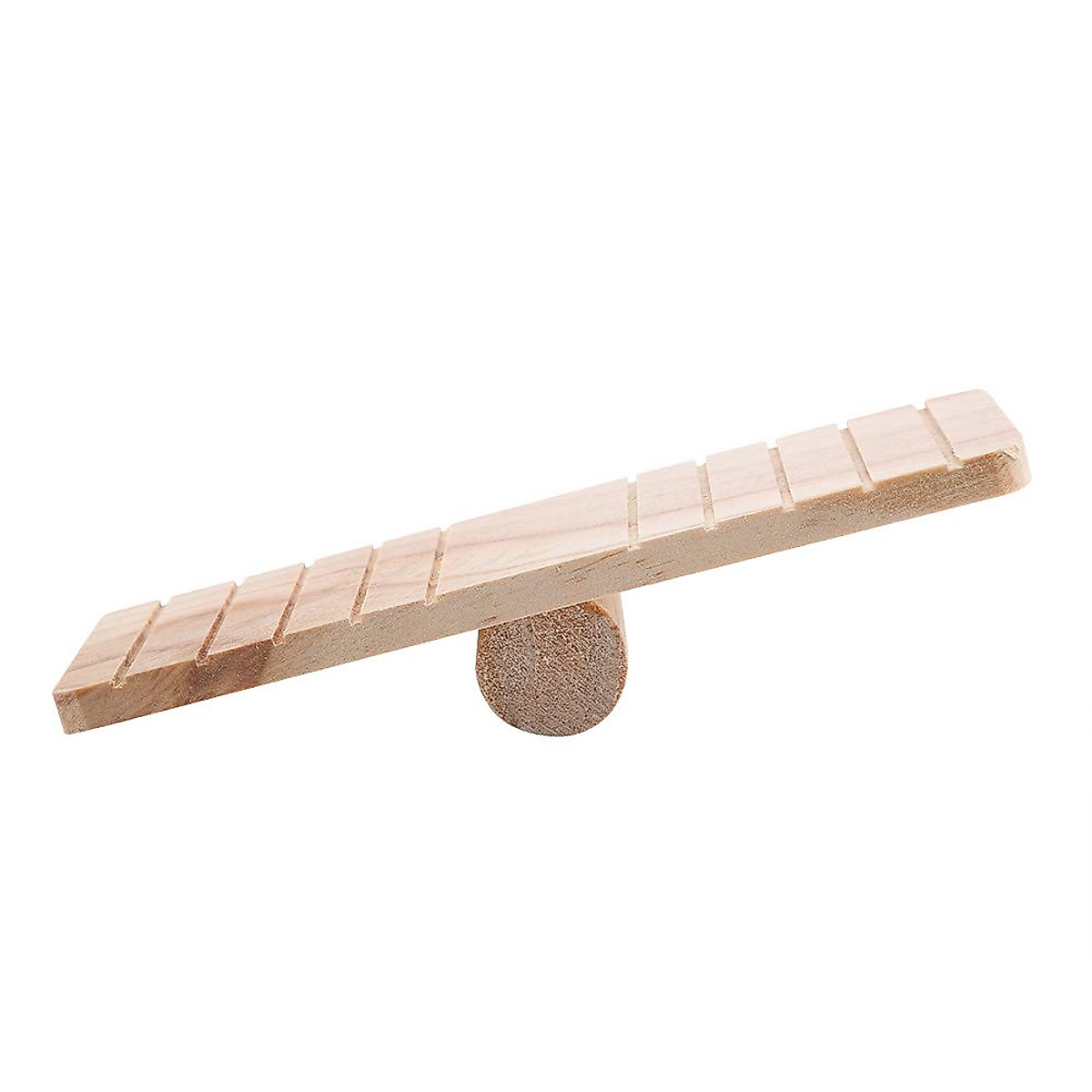 Wooden Seesaw Bridge Toy, Hamster Chew Toys Hamster Wooden Seesaw Climbing Toy, Small Animal Molar Toys Health Fun for Guinea Pigs Chinchillas Gerbils Mice Rats Mouse