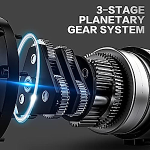 ATV Winch 3000LB, 12V DC Electric Winch with 50Ft Synthetic Rope, Wireless Remote Control, Roller Fairlead, Waterproof Winch Set for ATV UTV Towing Truck