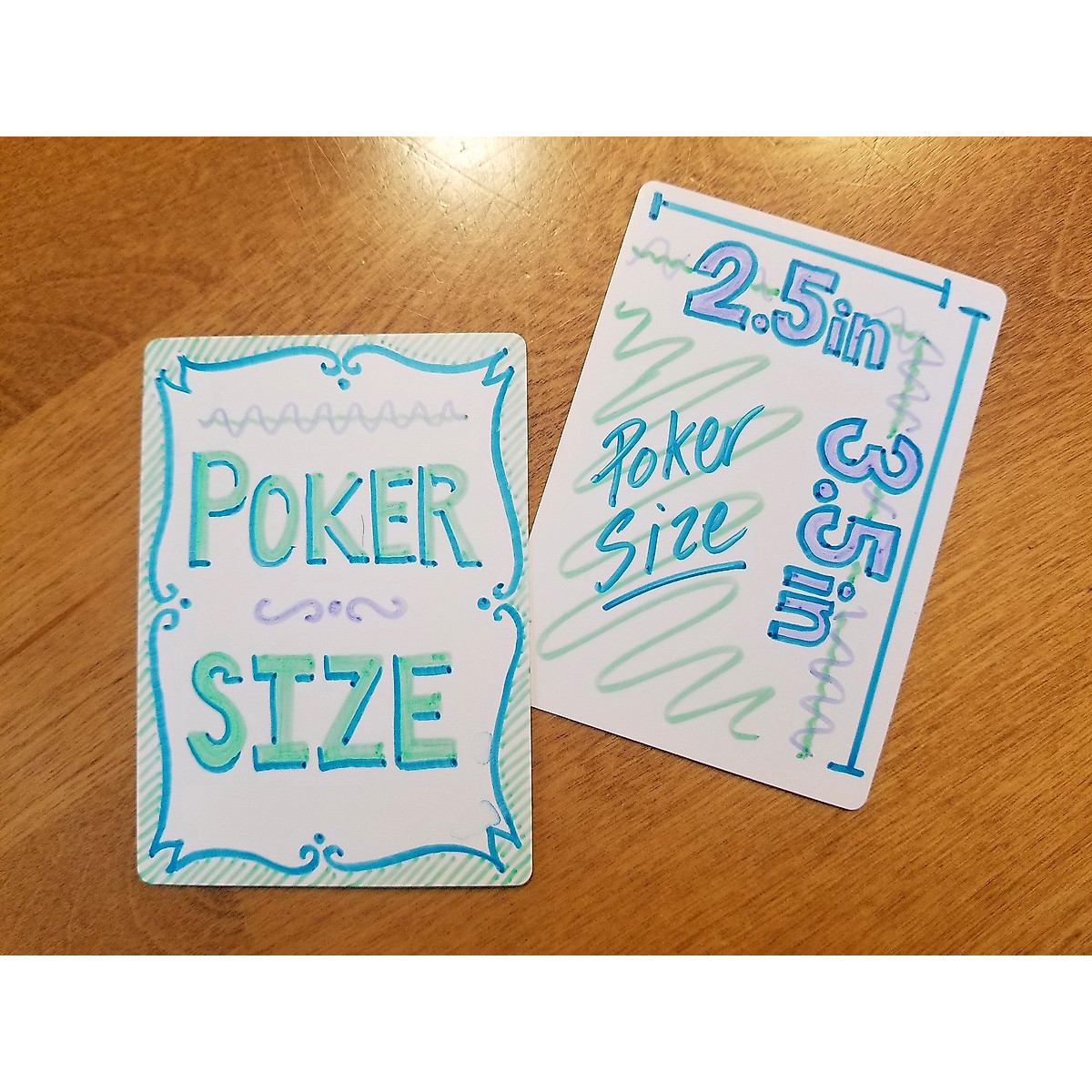 Apostrophe Games Blank Playing Cards (Poker Size Uncoated Cards) 2.5" x 3.5", 180 Blank Cards, Flash Cards, Board Game Cards, Study Guide Cards