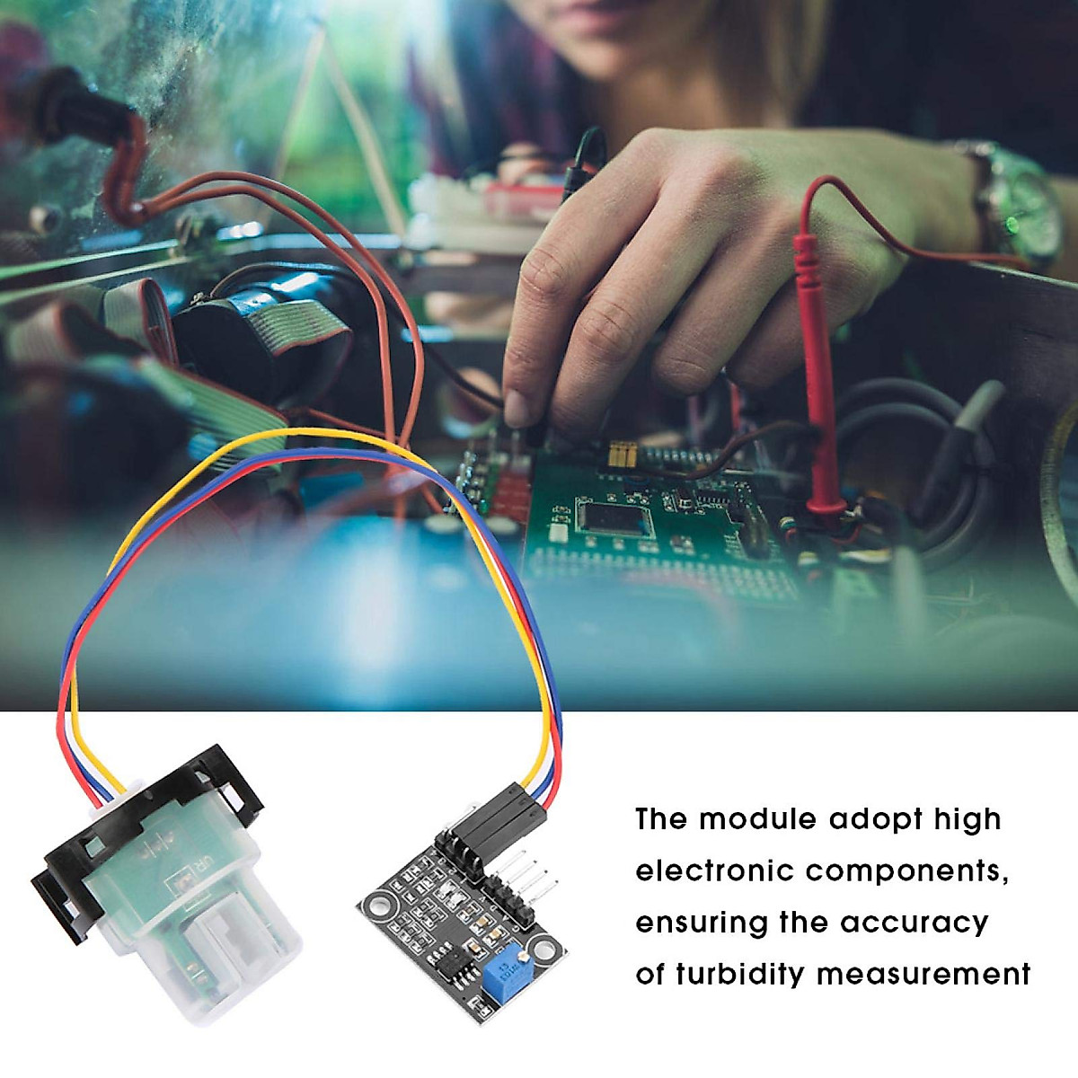 Turbidity Value Detector, Turbidity Sensor Water Turbidity Sensor for Industrial Controls for Turbidity Detection Module