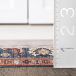 nuLOOM Persian Kitchen or Laundry Comfort Mat, 20" x 36", Blue