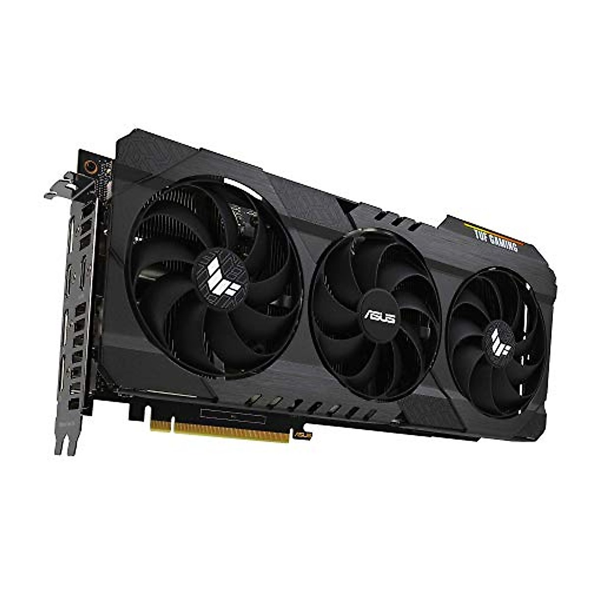 ASUS TUF Gaming NVIDIA GeForce RTX 3060 Ti OC Edition Graphics Card (PCIe 4.0, 8GB GDDR6, HDMI 2.1 , DisplayPort 1.4a, Dual Ball Fan Bearings, Military-Grade Certification, GPU Tweak II), Black