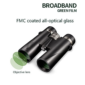 Bird Watching 10x40 Binoculars Prism BAK4 FMC Lens HD Professional Waterproof Binoculars for Bird Watching Hiking Traveling Hunting Telescope