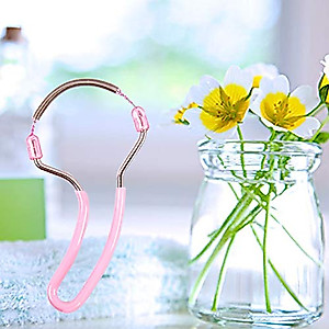 EXCEART Facial Hair Remover Spring Plastic Manual Hair Threader Hair Removal Tool Hair Epilator for Chin Forehead Upper Lip Cheeks