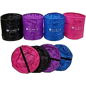 Totally-Tiffany POPC-001 Totally Tiffany-12 Pop Up Trash Can-Black