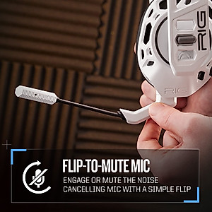 RIG 500 PRO HS GEN 2 Competition Grade PlayStation Gaming Headset for PS4, PS5 and Nintendo Switch - 50mm Speaker Drivers - Flip-to-Mute Microphone - White