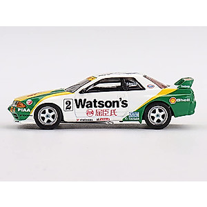 Skyline GT-R (R32) Gr. A RHD (Right Hand Drive) #2 Mark Skaife Guia Touring Macau GP (1991) Limited Edition to 1800 Pieces Worldwide 1/64 Diecast Model Car by True Scale Miniatures MGT00377