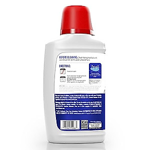 Hoover Hard Floor Cleaner for Sealed Hard Floors, Concentrated Cleaning Solution for Hard Floor Cleaner Machines, 32 fl oz Formula, White, AH31428
