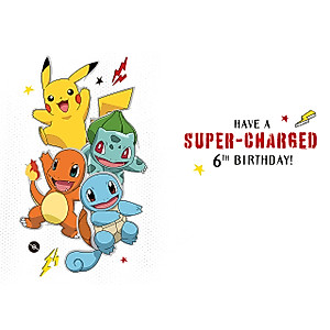 Danilo Promotions LTD Pokemon Birthday Card, 6 Today