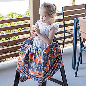 PIP+HARDY Baby Nursing & Breastfeeding Cover, One Size fits Most, Baby Car Seat Cover with Spandex, Car Seat Covers for Babies, Carseat Cover, Washable High Chair Cover, Newborn Baby Essentials