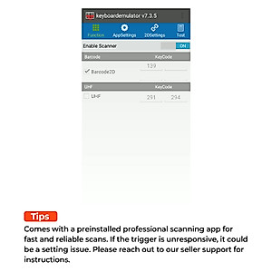 2023 MUNBYN Android Barcode Scanner PDA Inventory Scanner, Android 10, QR 2D 1D Barcode Scanner Reader, 3+32G, Portable Handheld Mobile Computer, IP67 Dual-Band Wi-Fi 4G BT Data Collector for Retail