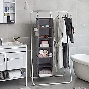 GRANNY SAYS Bundle of 1-Pack Shelf Organizer for Closet & 1-Pack Closet Hanging Storage Shelves