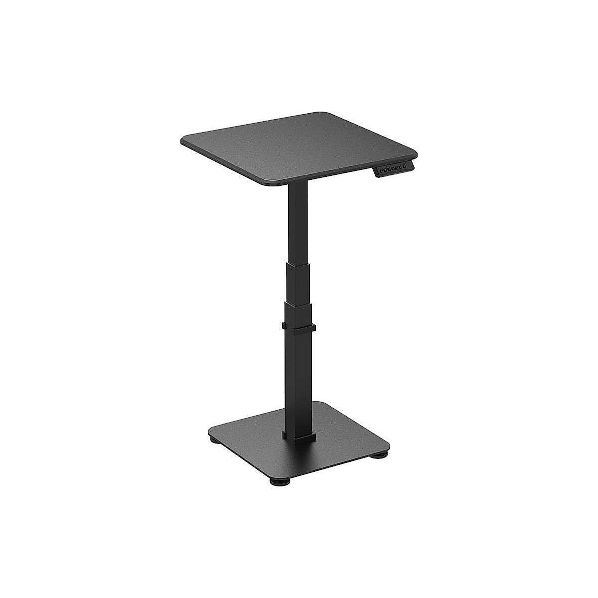 Monoprice Single Motor Sit-Stand Desk Pedestal, 110 lbs. Weight Capacity, for Laptops, Compact Computer Setups, & Office Work - Workstream Collection