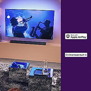 PHILIPS B8905 Soundbar 3.1.2 with Wireless Subwoofer, Dolby Atmos, Compatible with DTS Play-Fi, Connects with Amazon Echo Devices and Voice Assistants, AirPlay 2 and BT Support, TAB8905