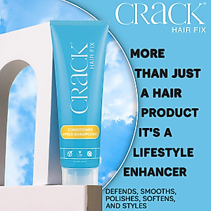 Crack HAIR FIX Conditioner 8.5 fl oz - Nourishing and Hydrating Conditioner Create To Detangle, Tame, And Improve The Resiliency Of Your Hair