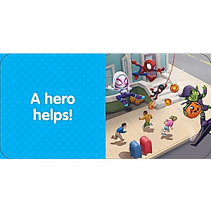 Marvel Spidey and his Amazing Friends - My First Library 12 Board Book Set - First Words, Alphabet, Numbers, and More Baby Books - PI Kids