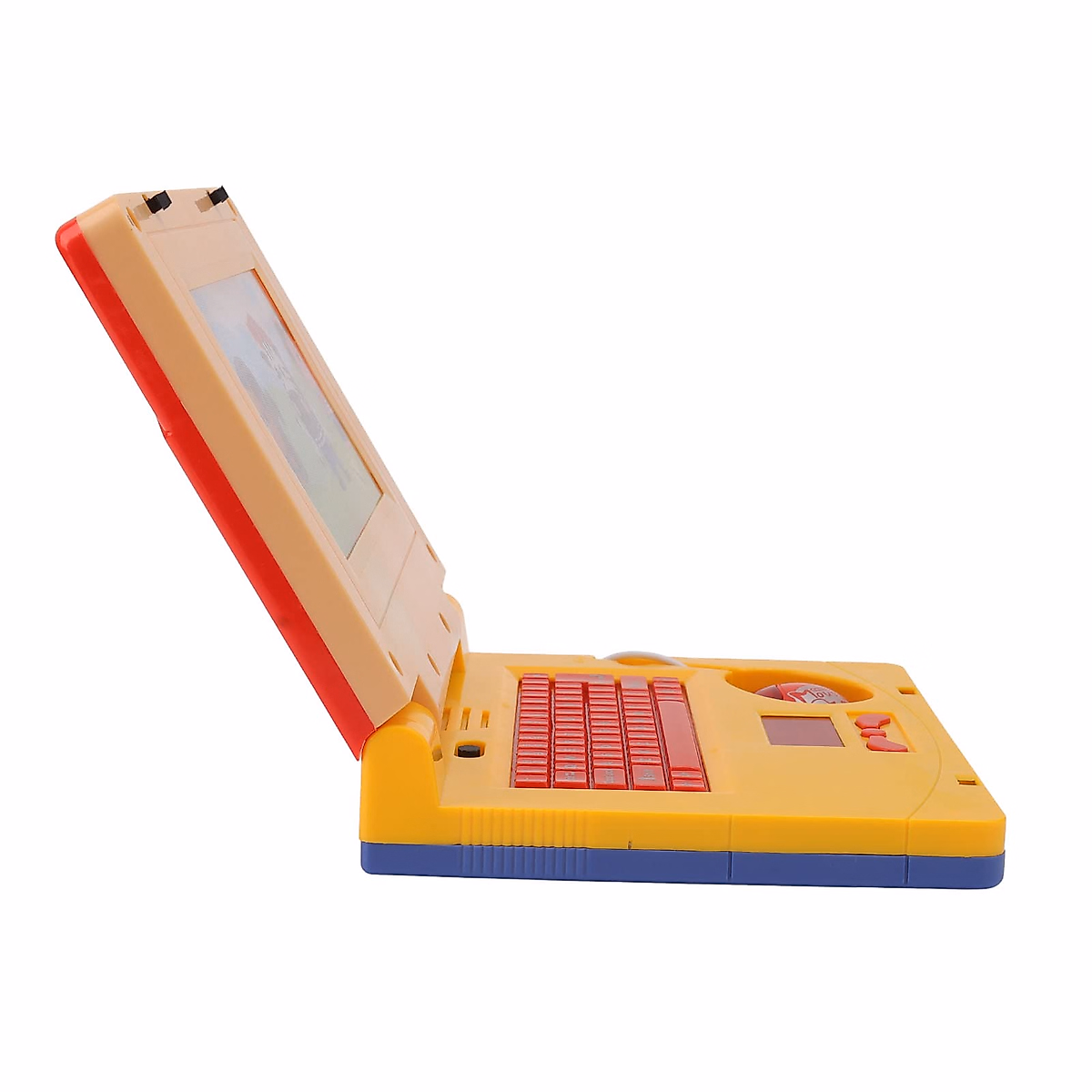 LBEC Kids Learning Laptop, Play Laptop Computer Electronic Educational Learning Computer Simulation Music Preschool Learning Toys with Retractable Mouse for Early Learning, Yellow (LBEC34ump51qf0-11)