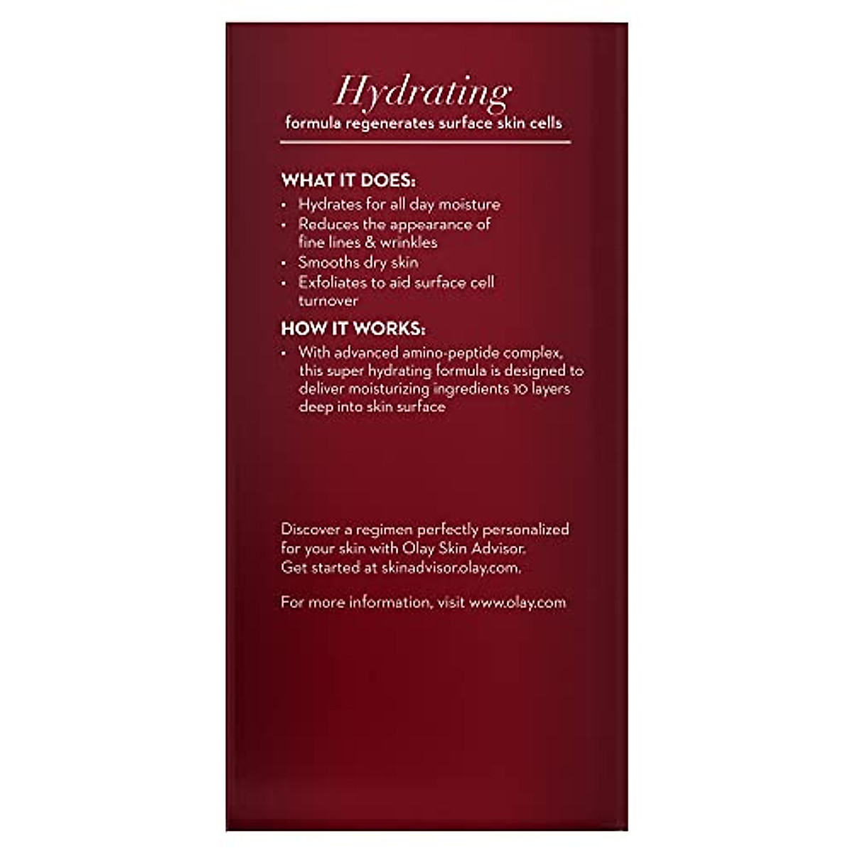 OLAY Regenerist Advanced Anti-Aging Deep Hydration Regenerating Cream 1.70 oz (Pack of 2)
