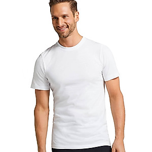 Jockey Men's Undershirt Classic Crew Neck - 3 Pack, White, M