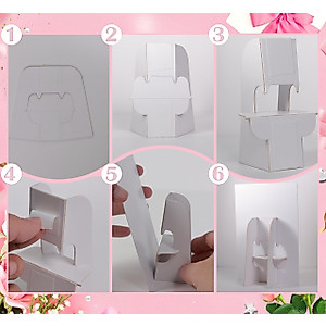 Cartoon Table Numbers 1-20 with Head Table Card & Stands Holders, Elegant 4 x 6 Inch Place Seating Sign for Baby Shower, Wedding Reception, Birthday Party Event Centerpiece Decorations