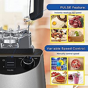 Blender Smoothie Maker, Blender 1400W with 1.8L BPA-free Tritan Container, Professional Baby Food Processor and Juicer Blender with 2 Home Modes
