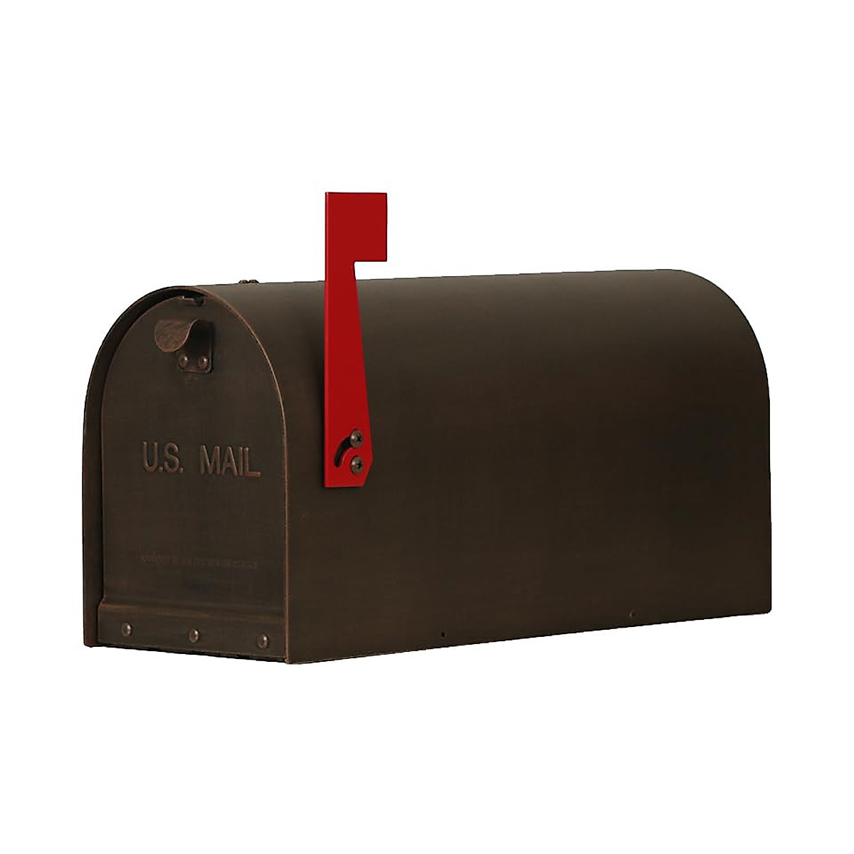 Special Lite Titan Aluminum Curbside Mailbox - Copper Aluminum Mailbox for Post Mount - SCH-1016A-CP