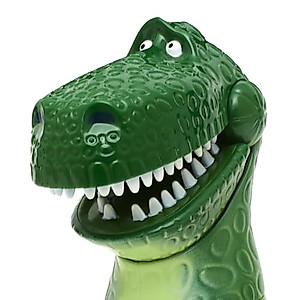 Disney Store Official Rex Interactive Talking Action Figure from Toy Story, Features Sounds and Phrases from The Movies, Interacts with Other Figures and Toys