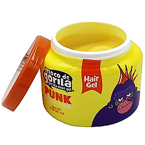 Moco de Gorila Punk, Hair Styling Gel, Gives your Hairstyle a Long-Lasting Effect, Reactivate with Water, High Fixation, 3-Pack of 9.52 Oz Each, 3 Jars
