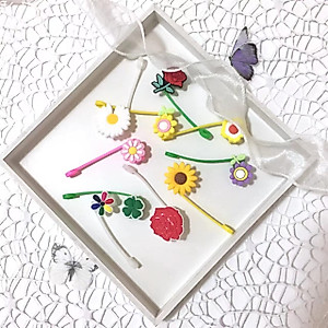 SAMOKA Silicone Straw Cover,10 PCS Straw Tip Cap Reusable Drinking Straw Toppers,Silicone Straw Plugs Reusable Flower Shape Straw Protector