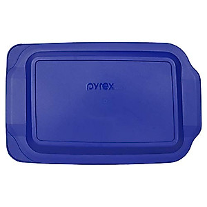 Pyrex 233-PC 3qt Lagoon Blue Replacement Food Storage Lids - 2 Pack Made in the USA
