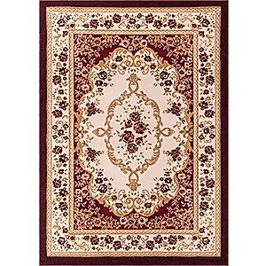 Well Woven Dulcet Versaille Red Traditional Area Rug 7'10" X 9'10"