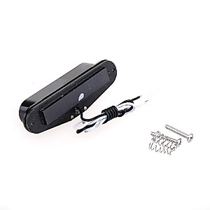 Wilkinson High Output Ceramic ST Strat Single Coil Pickups Set for Stratocaster Electric Guitar, Black