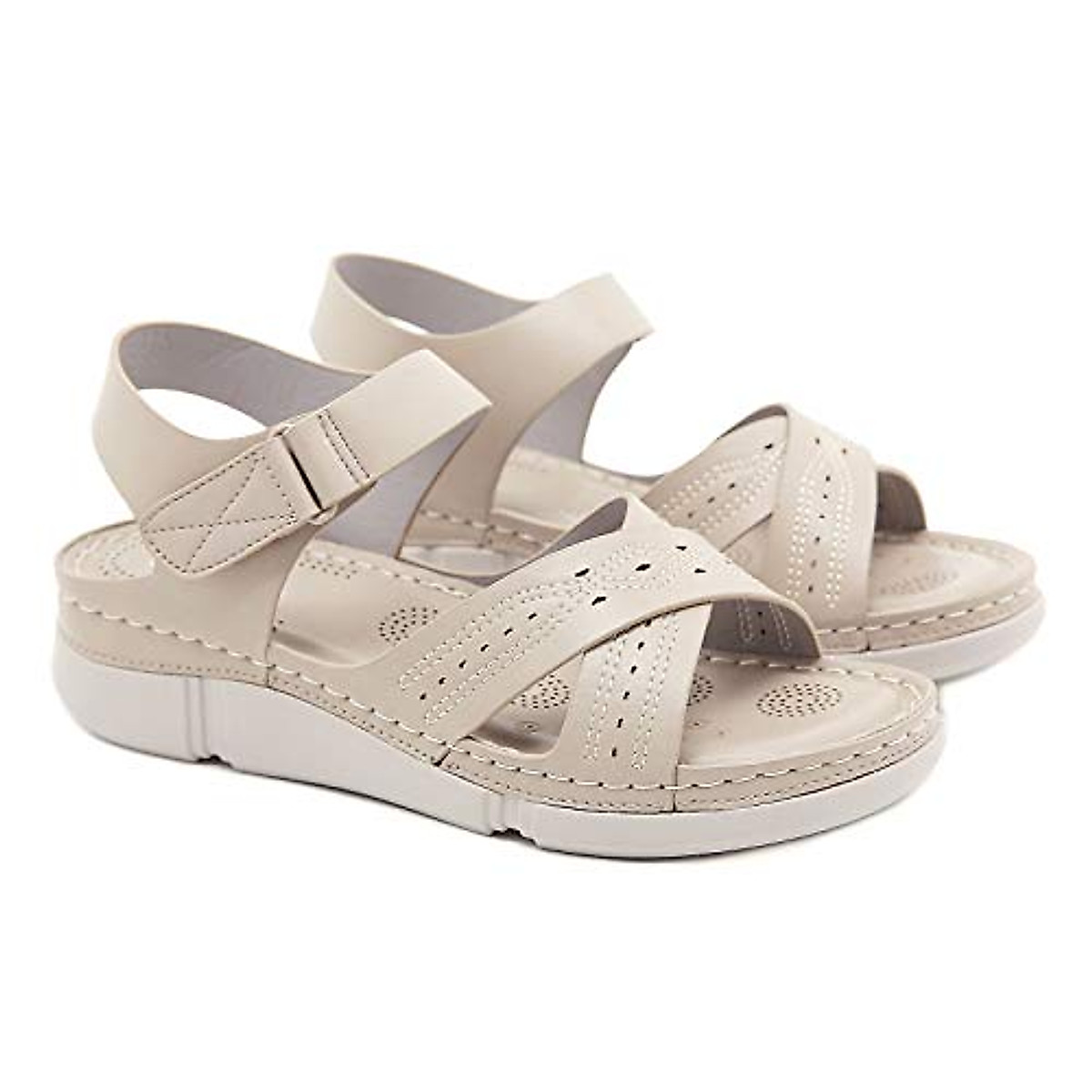 Flip Flops for Women, Plantar Fasciitis Sandals for Flat Feet with Arch Support, Comfortable Walking Thong Style Flip Flops Sandals