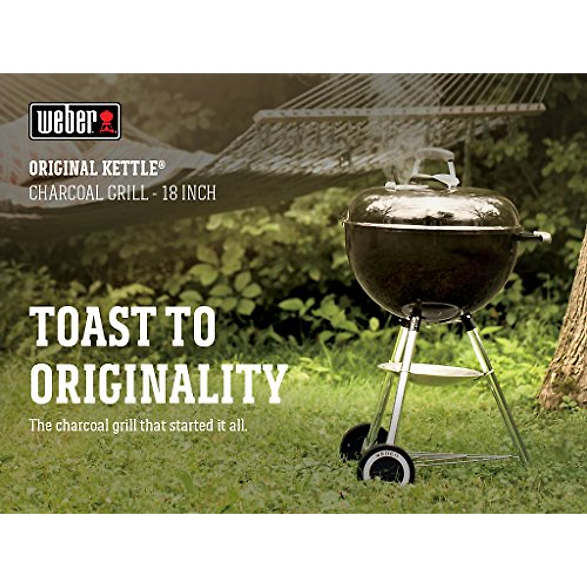 Weber 18" Original Kettle, Black with Cover