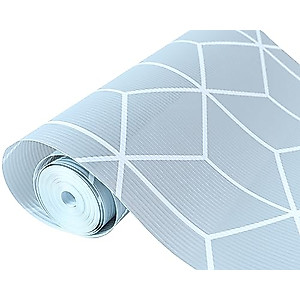 Cabinet Drawer Shelf Liners Non Adhesive 17.5 Inch Wide X 10 Ft Non Slip Waterproof Kitchen Cupboard Pantry Mat Washable Refrigerator Shelf Liners Bathroom Drawer Protector Liner