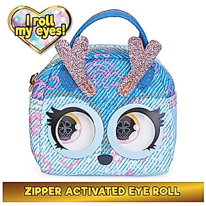 Purse Pets Micros, Denim Deerie Stylish Small Purse with Eye Roll Feature, Kids Toys for Girls Aged 5 and up