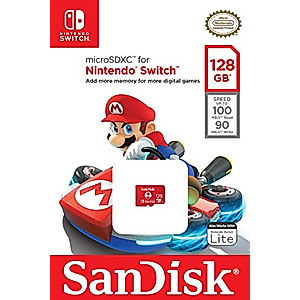 SanDisk 128GB microSDXC Card Licensed for Nintendo Switch - SDSQXAO-128G-GNCZN