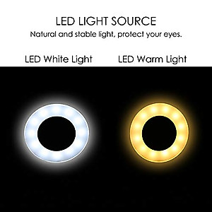 Makeup Table Lamp, USB Makeup Tattoo LED Lamp, Beauty Lamps, Microblading Light Beauty Table Lamp with Clamp LED Desk Lamp for Eyebrow/Eyeliner