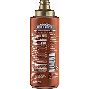 Ghirardelli Caramel Flavored Sauce 16 oz. Squeeze Bottle (Pack of 2)