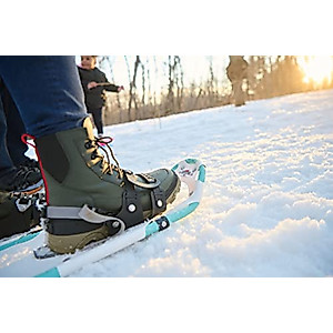 Redfeather Snowshoes Women's Pace 25 SV2 Kit with Trekking Poles - Powder Coated Aircraft Aluminum - Made in The USA