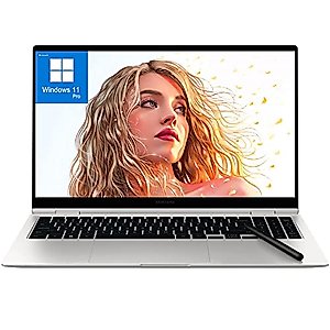 SAMSUNG Galaxy Book2 Pro 360 2-in-1 Laptop, 15.6” AMOLED Touch Screen, Intel 12th Gen Evo 12-Core i7-1260P, Intel Iris Xe Graphics, Backlit KB, Fingerprint, 16GB LPDDR5 RAM, 1TB SSD, Win11 PRO