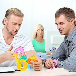 Snapper Fidget Toys,Grab and Snap Hand Toy,Snapper Popper Noise Maker Finger Sensory Toy,Stress Relief Squeeze Toy Easter Christmas Party Gift (4 Pieces)