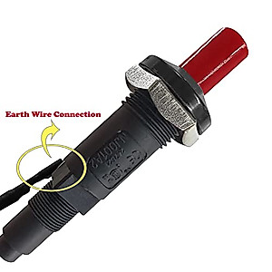 MENSI Piezo igniter with Spark Ignition Electrode 200 Degree Resistance Wire 1 Meter Long Set of 2