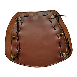 Nachvorn Shooting Archery Arm Guard #170402B,Brown,8.6 inch